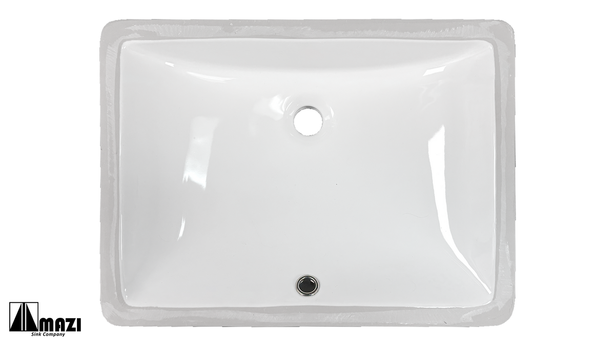 Ceramic Undermount Bathroom Sink 1633 ADA – MAZI, Inc.