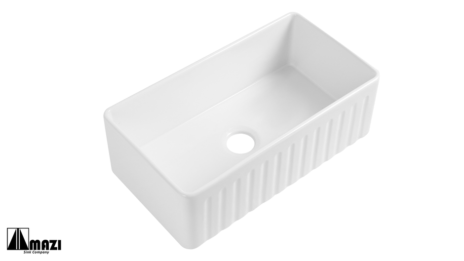 Ceramic Kitchen Farm Sink 3318N – MAZI, Inc.