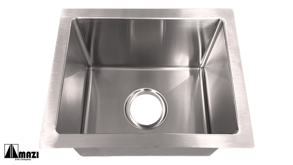 Stainless Steel Handmade Kitchen Sink HBS1512SR – MAZI, Inc.