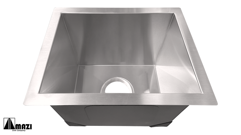 Stainless Steel Handmade Bar Sink HBS1512 – MAZI, Inc.
