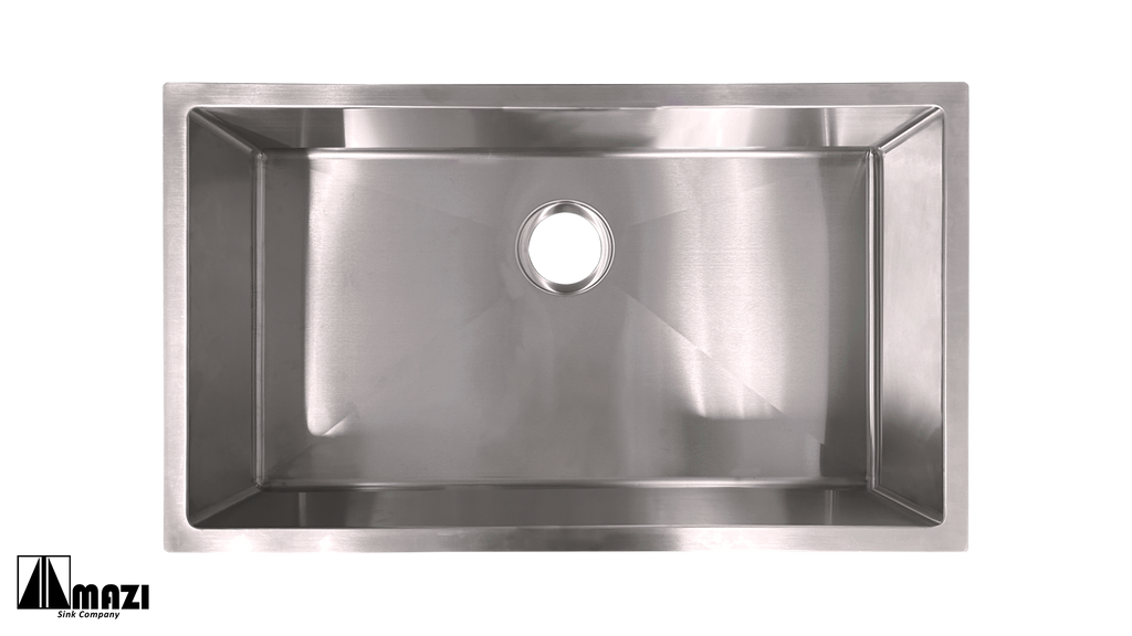 Stainless Steel Handmade Kitchen Sink HBS3018 – MAZI, Inc.